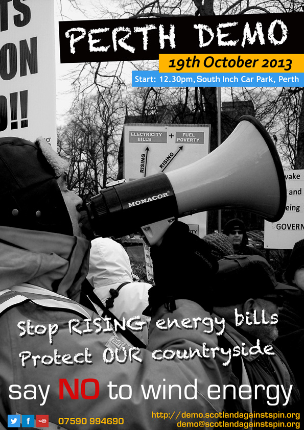 Perth Protest – Poster 1 – Scotland Against Spin